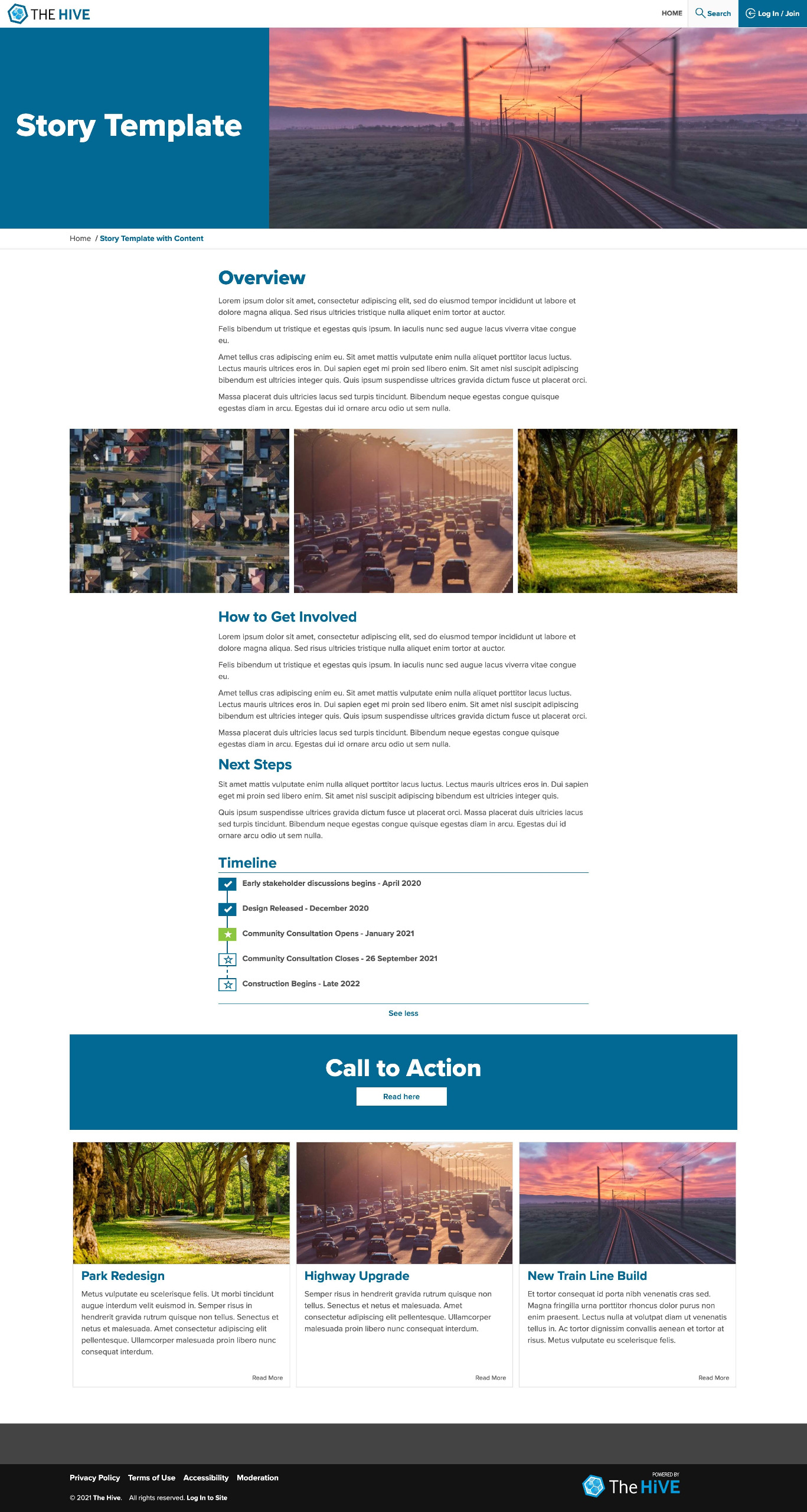 Page Template Gallery | Adding and managing pages | The Social Pinpoint ...