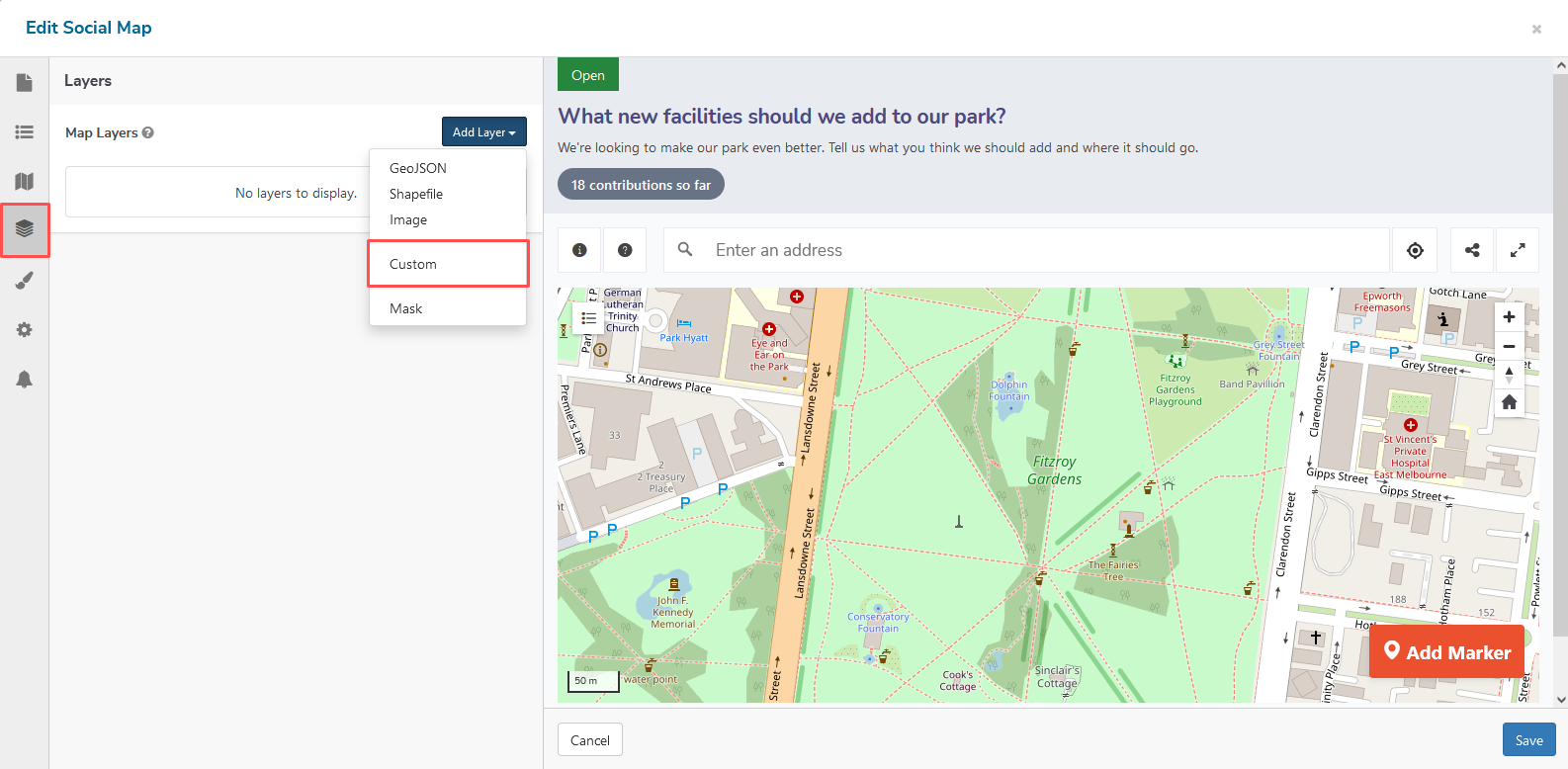 Add 'clickable' feature layers to maps | Social Pinpoint Hacks | The ...